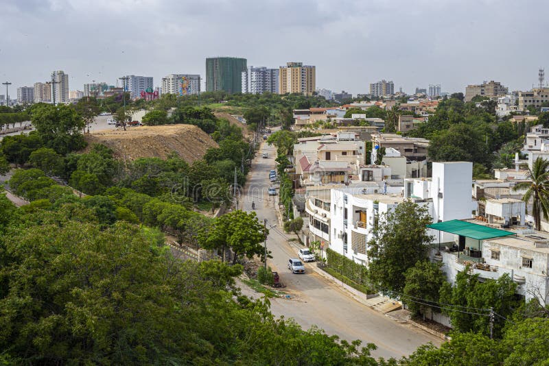 Top Beautiful View of Karachi City Stock Image - Image of landmark ...