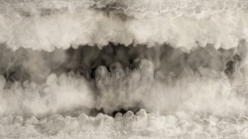 Top - Bottom Content Frame of Rich Smoke, Isolated - Object 3D ...