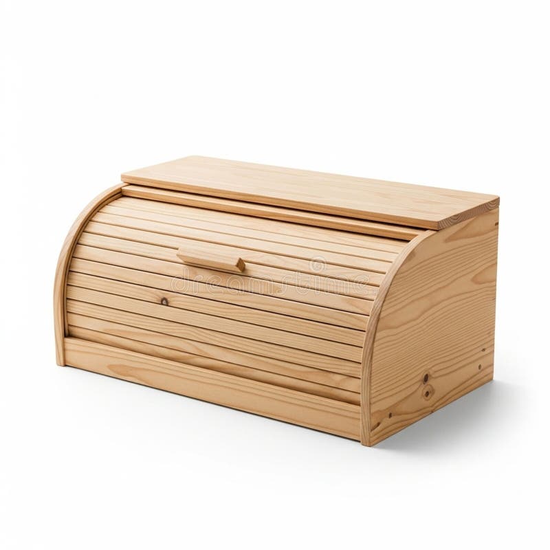 Wooden Roll Top Bread Box Stock Illustrations – 82 Wooden Roll Top ...