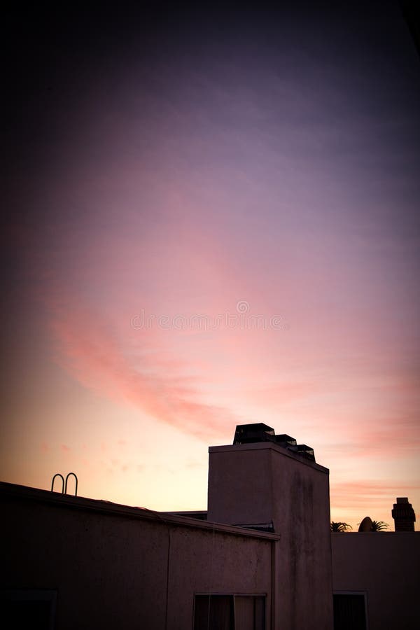Top of the Building in the Sky Stock Photo - Image of beauty, cloudy ...