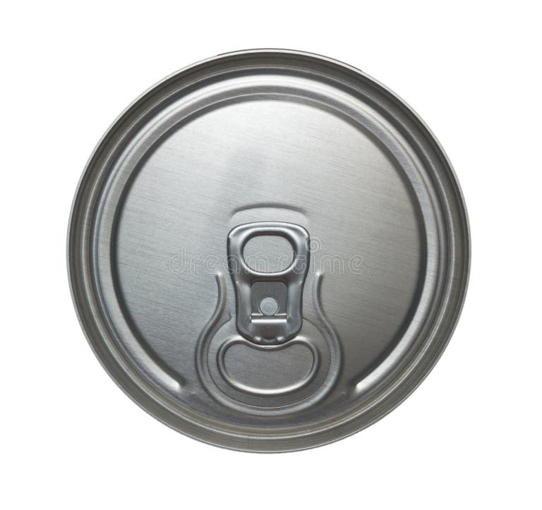 Top of can stock image. Image of grey, metallic, ring - 11412757