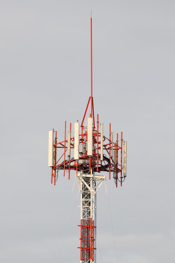 Mobile antenna stock image. Image of phone, communications - 8138227