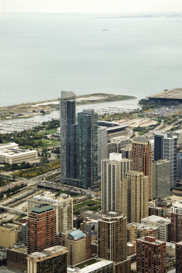 Top Chicago with Lake, USA editorial stock photo. Image of chicago ...