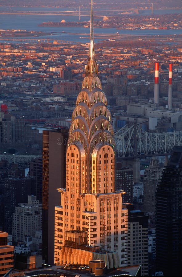 The Chrysler Building Art Deco Close Up View Editorial Stock Image ...