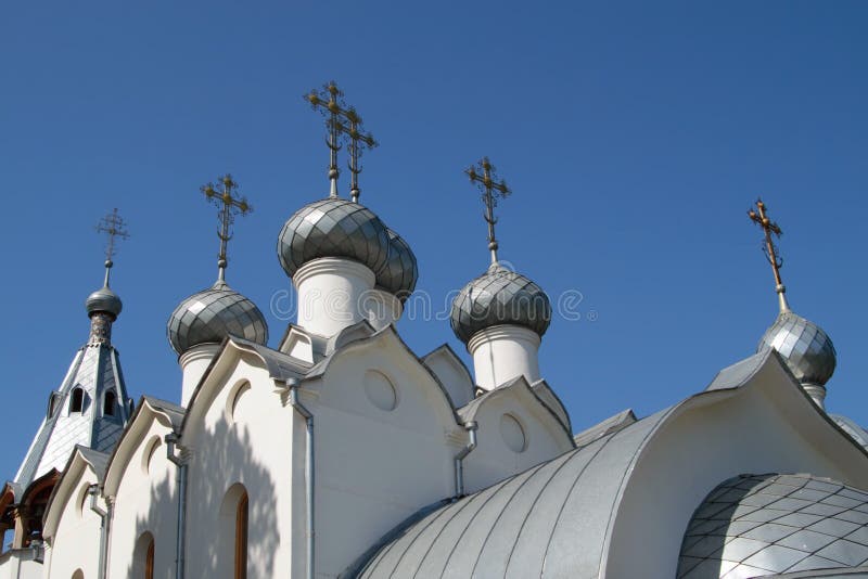 Top of church stock photo. Image of building, cross, church - 22363554