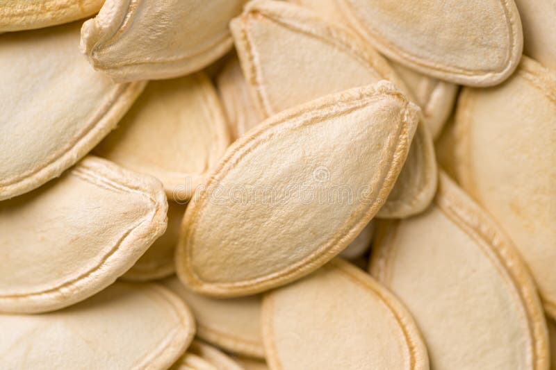 Top Close-up View of Roasted Shelled Pumpkin Seeds Stock Photo - Image ...