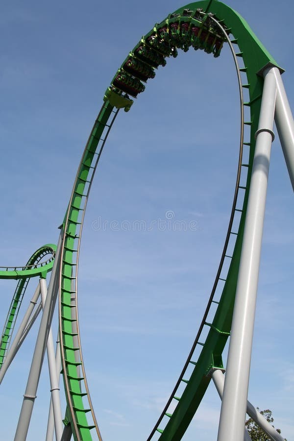 Top Coaster Loop stock photo. Image of thrill, great, fast - 852792