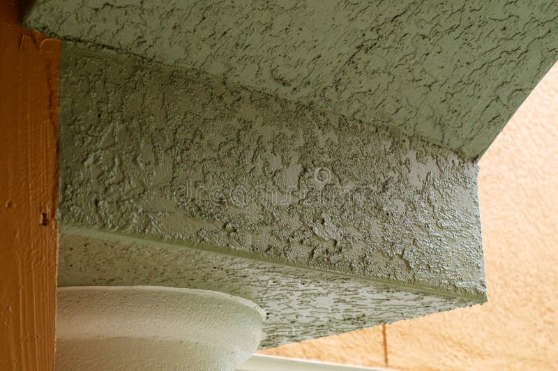 Top of Column Architecture Detail Stock Photo - Image of orange, close ...