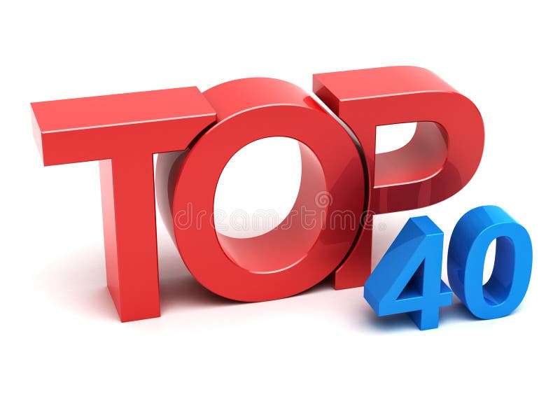 Top 40 stock illustration. Illustration of award, number - 99845728