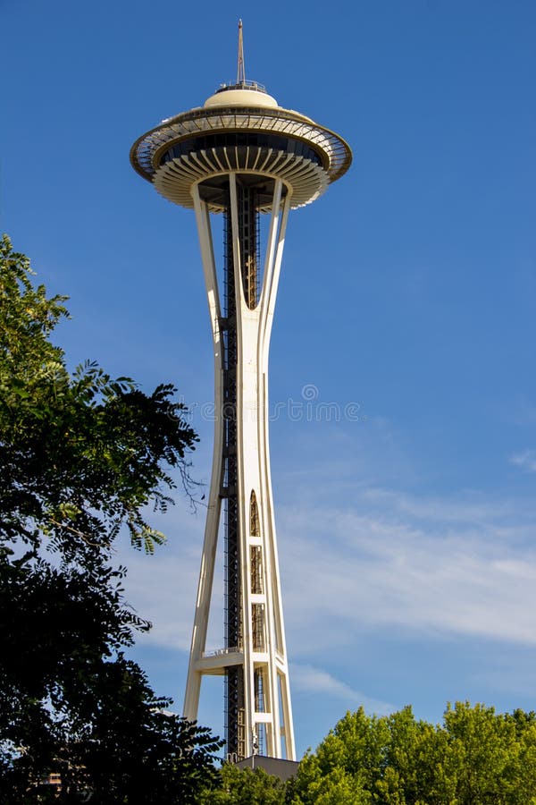 Seattle Se Eleva Los Edificios Washington Del Paisaje Urbano Imagen de ...