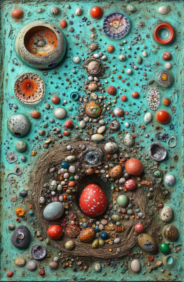 From a Top-down Angle, an Easter Flat Lay Includes Robin S Eggs ...