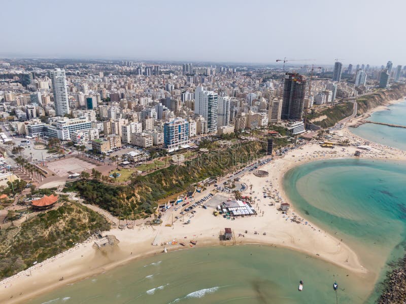 Netanya Israel-Looking at the World from a Height Editorial Stock Image ...