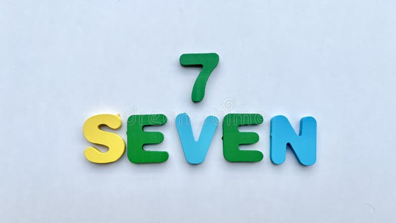 Number 7 Worksheets Preschool Stock Photos - Free & Royalty-Free Stock ...