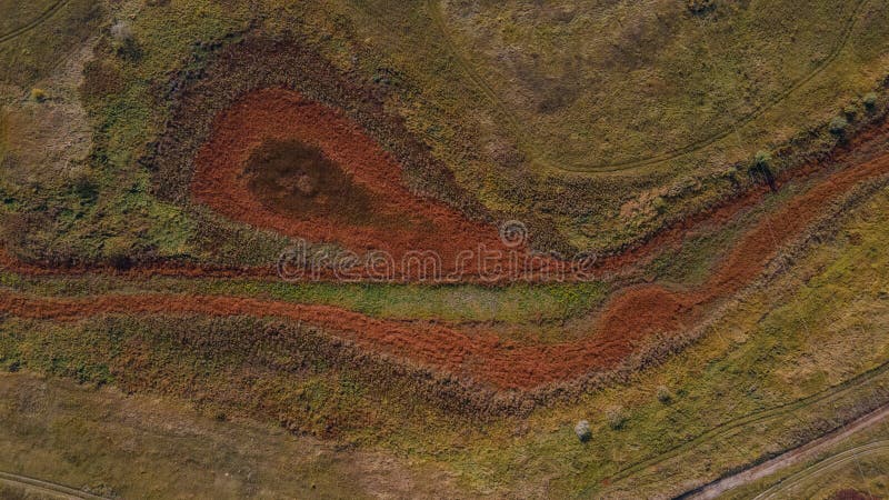 Beautiful Top-down Landscape Aerial View of the Tennis Courts at the ...