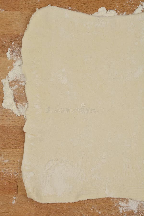 Puff pastry dough stock photo. Image of homemade, topdown - 364937376