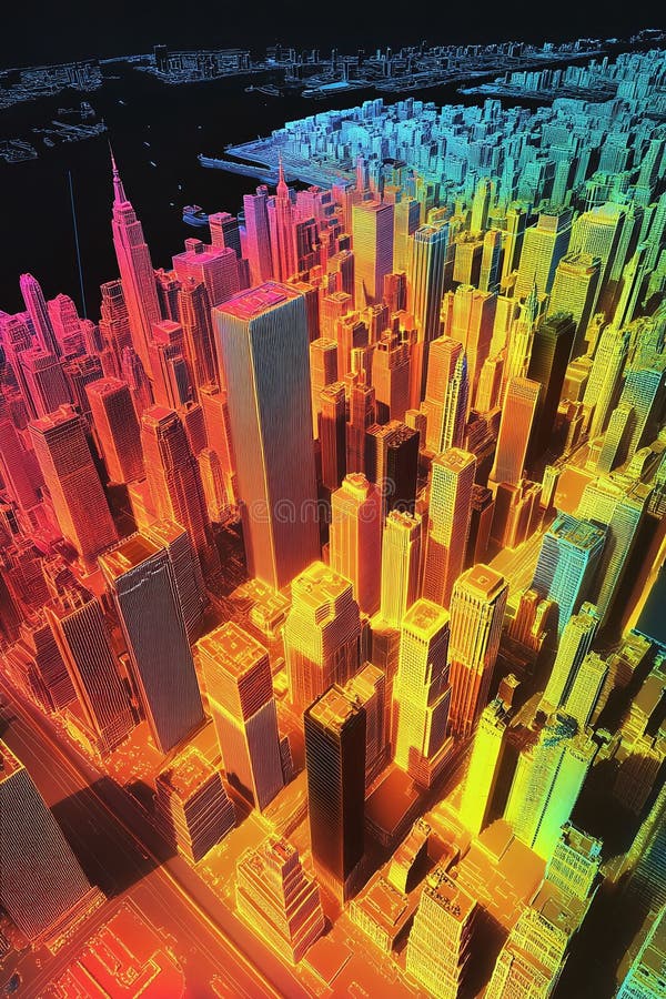 Top-down Technical Aerial Visualization of Cityscape with LiDAR-based ...