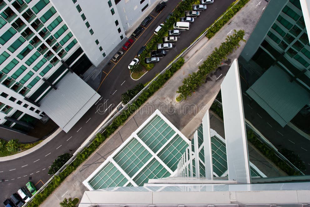 Top-down view stock photo. Image of outdoor, parking - 16349918