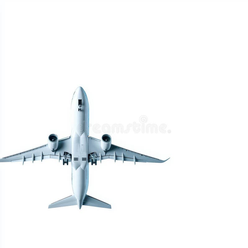 A Top-down View of an Airplane in Mid-flight, Dynamic and Modern ...