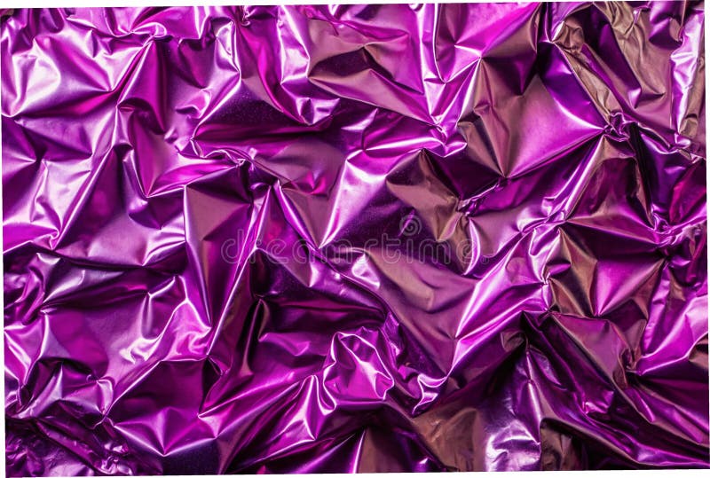 Purple Foil Background, Shiny Texture from Top View Stock Illustration ...