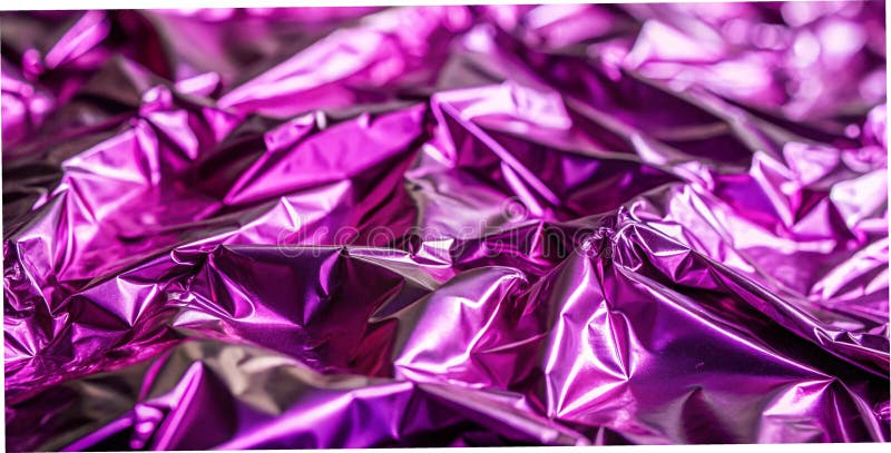Purple Foil Background, Shiny Texture from Top View Stock Illustration ...