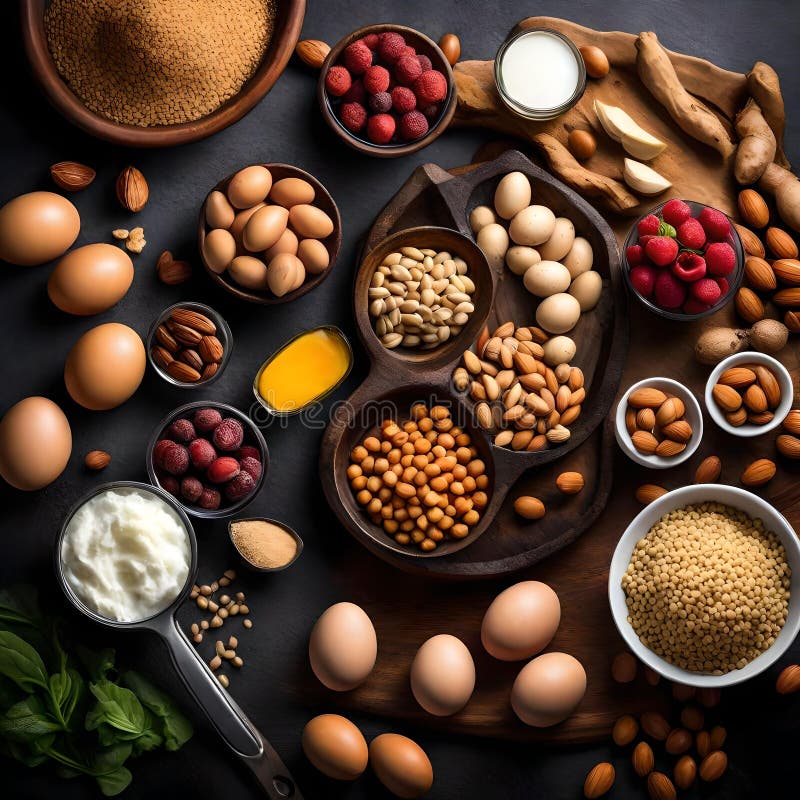 Harvest Feast: Abundance on the Table Stock Illustration - Illustration ...