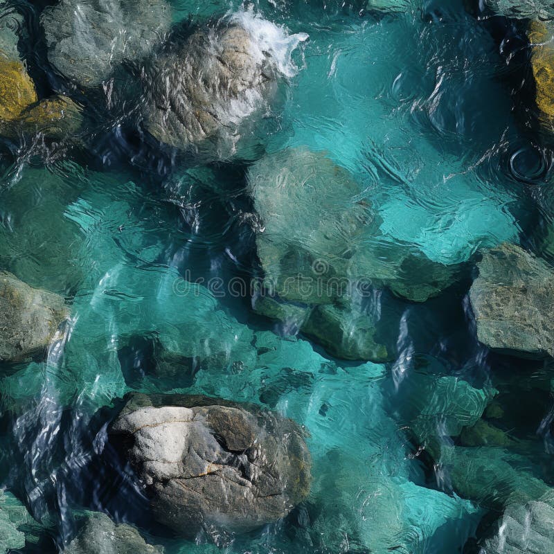 Top Down View of a Coastline with the Sea Patten Stock Illustration ...