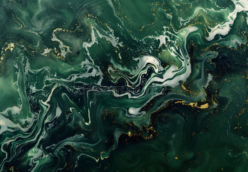 Abstract Green Marble Texture Seamless Pattern Stock Illustration - Illustration of patterns ...