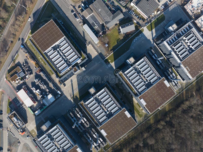 Top Down View on Data Centers, it, AI, Big Data, Top Down, it ...