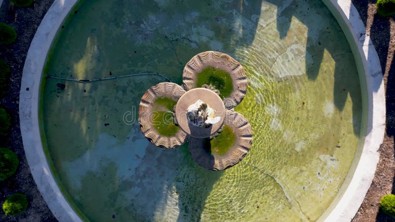 Top Down View of Fountain at Cranbrook House Gardens in Bloomfields ...