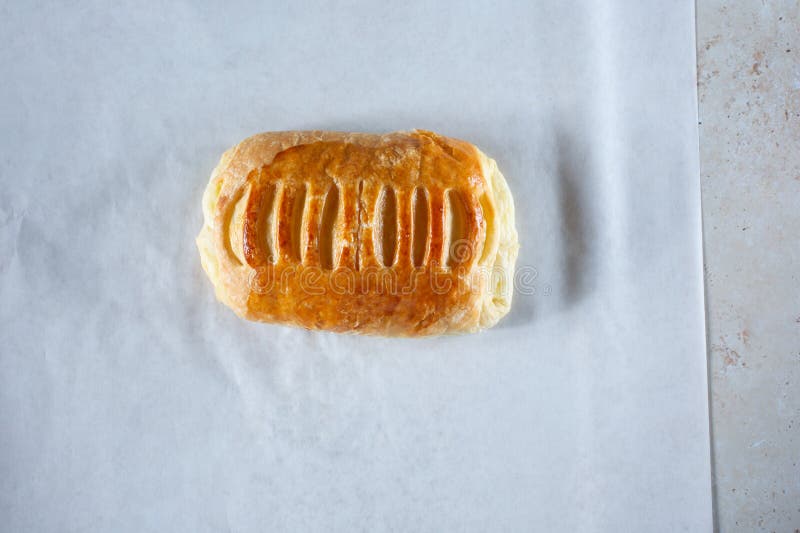 Top Down Lemon Strudel Pastry, Danish Stock Photo - Image of jelly ...