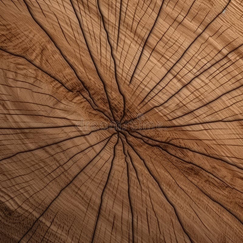 The Top-down View of an Oak Grooves Table is a Captivating Shot for ...