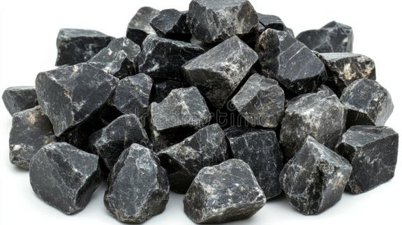 A Top-down View of a Square Rock Slab, Isolated on a White Background ...