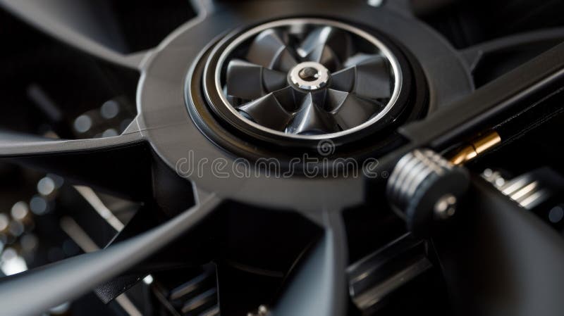 The on Top of the Fan Used To Adjust the Speed and Intensity of the ...