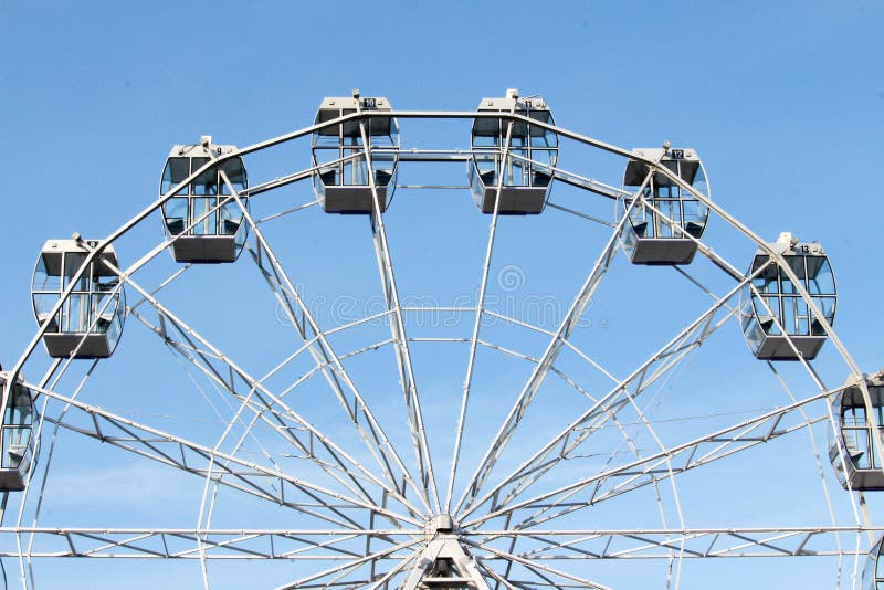 Top of a ferris wheel stock image. Image of color, amusement - 88845303