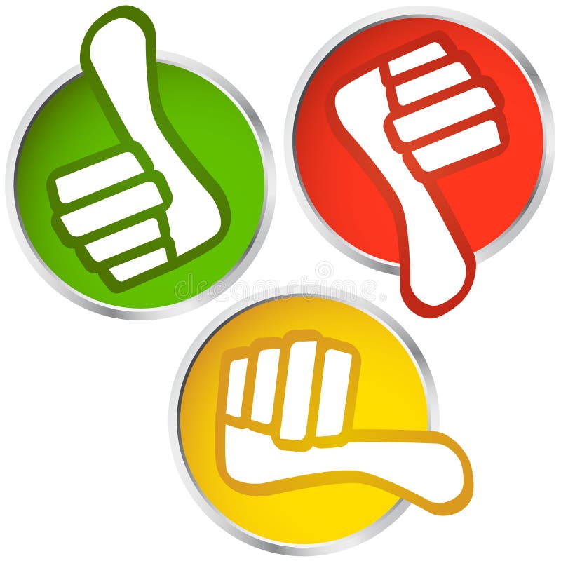 Top or flop buttons stock vector. Illustration of refuse - 41264512