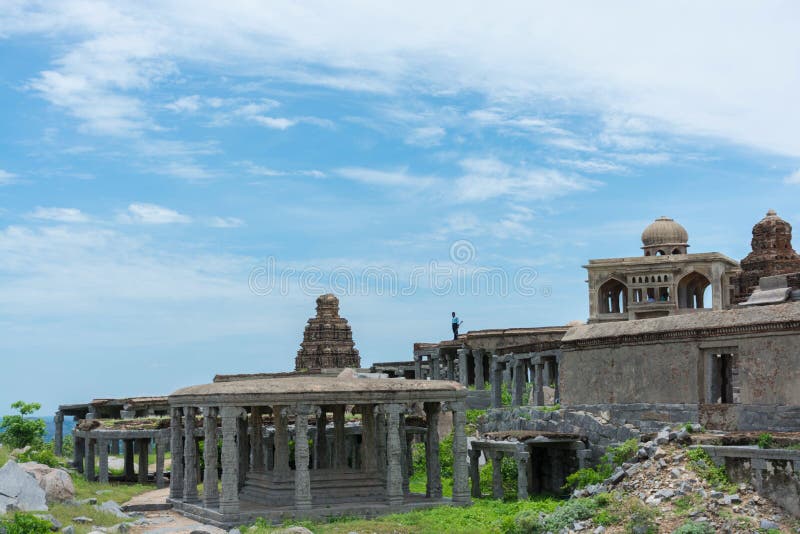 Gingee Fort, Tamil Nadu stock photo. Image of temple - 139898236