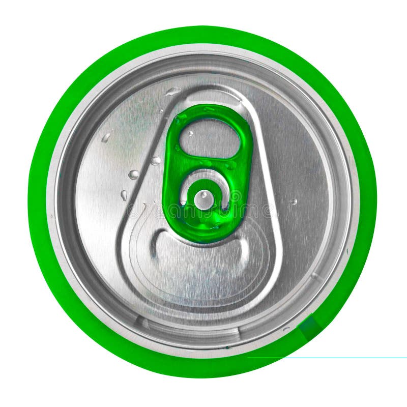 Open drink can top view stock image. Image of canned - 33802097