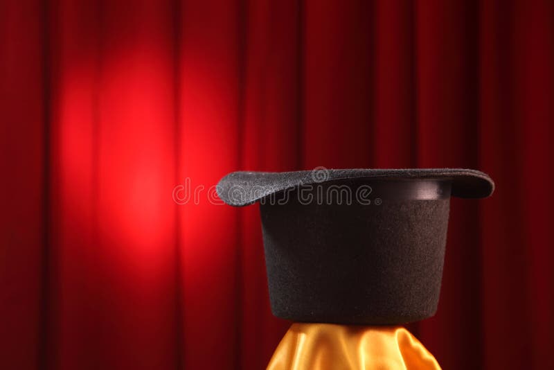 Top hat stock image. Image of hand, entertainment, imagination - 63815361