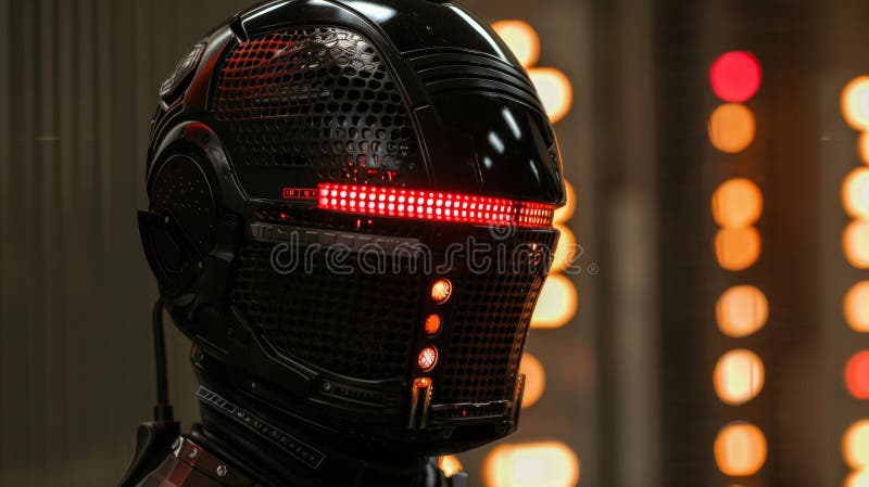 The Top of the Head is Adorned with a Small Bright Red LED Light that ...