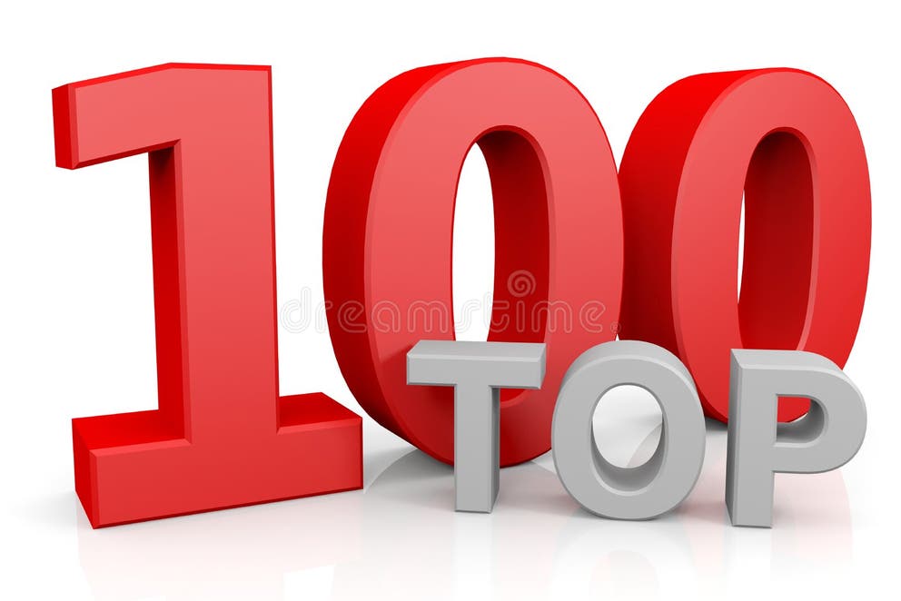 Top hundred. stock illustration. Illustration of rating - 23641327