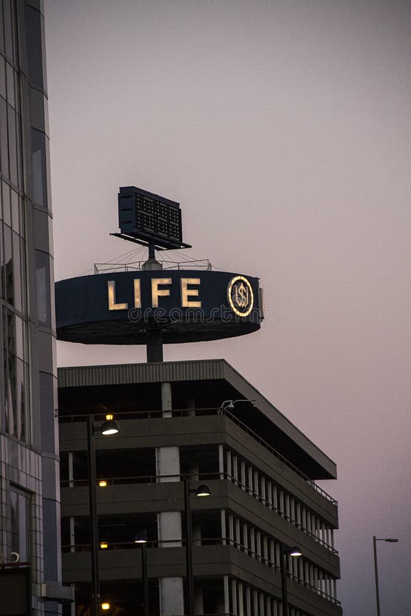 Top of the Life Building in Cincinnati Ohio Stock Photo - Image of life ...
