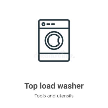 Top Load Washer Stock Illustrations – 173 Top Load Washer Stock ...