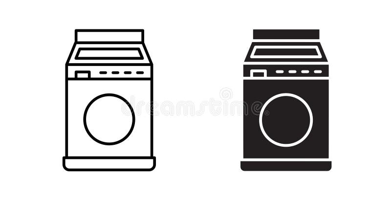 Top Load Washer Stock Illustrations – 128 Top Load Washer Stock ...
