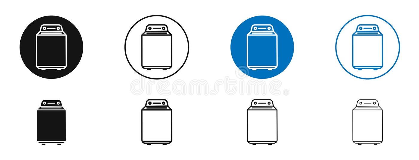 Top Load Washer Stock Illustrations – 128 Top Load Washer Stock ...