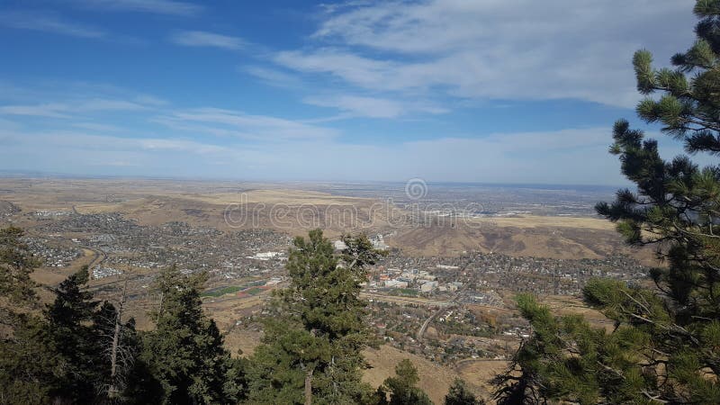 On Top of Lookout Mountain Colorado Stock Image - Image of mountain ...