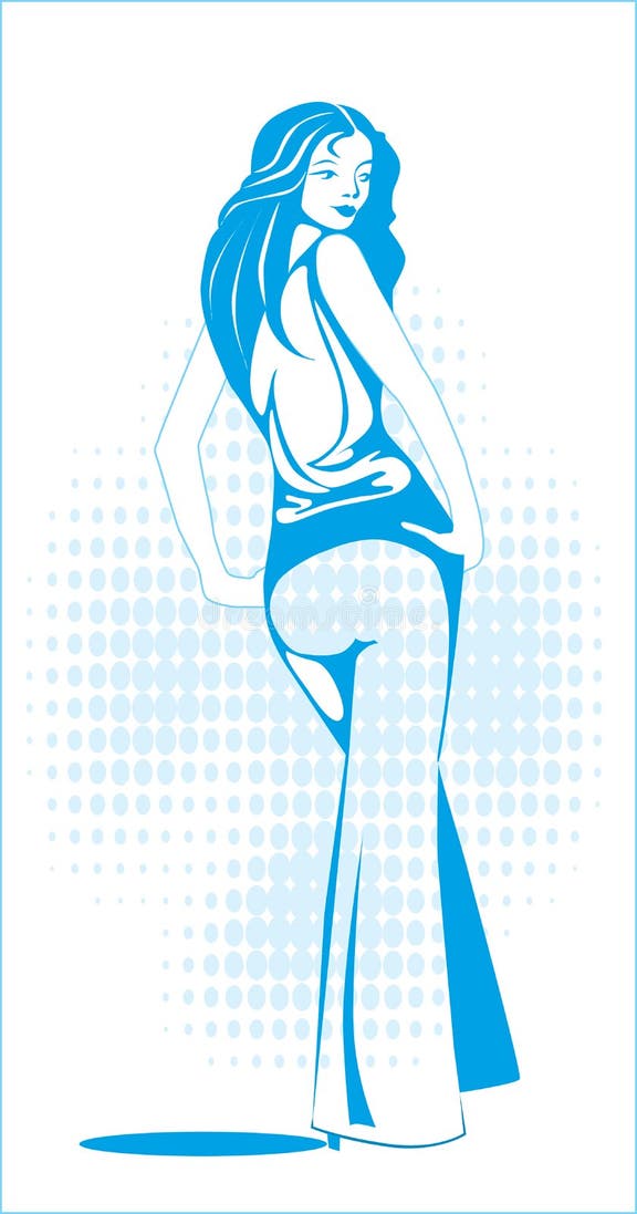 Model Posing Runway Concrete Stock Illustrations – 386 Model Posing ...