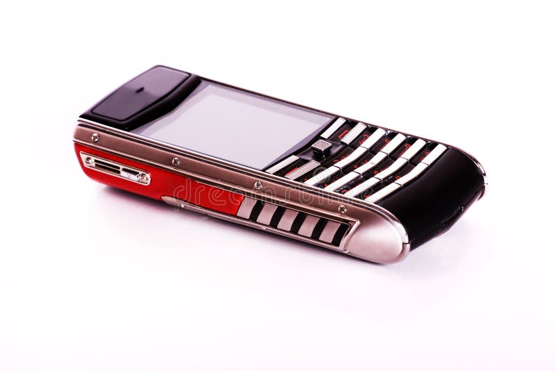 A top model of phone stock image. Image of white, screen - 9163835