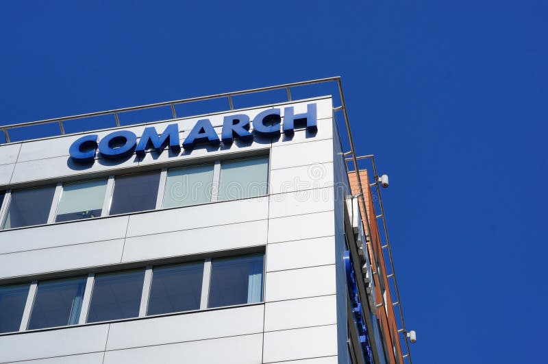 Top of the a Office Building Editorial Image - Image of angle, comarch ...