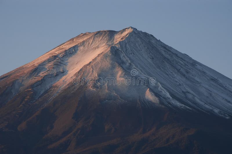 Top of Mount Fuji. stock image. Image of vacation, mountain - 12831339