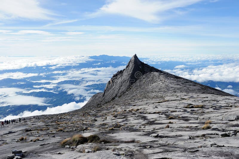 Top of Mount Kinabalu stock image. Image of borneo, landscape - 60444415